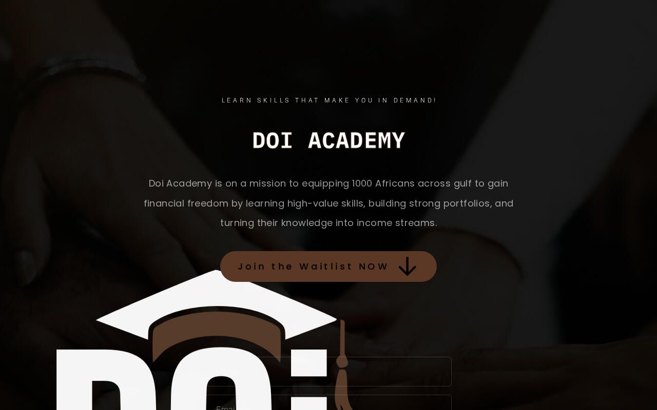 Learn a Skill. Build a Future